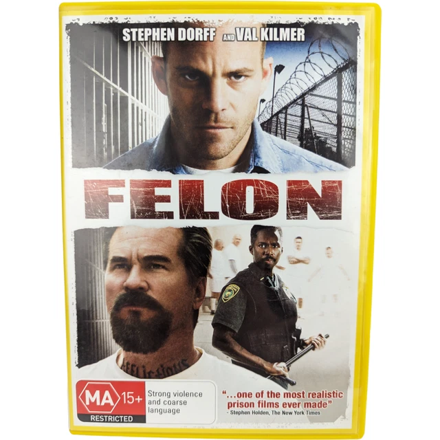 DVD: FELON - “One Of The Most Realistic Prison Films Ever Made” Region ...