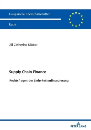 JILL CATHERINE KLÜBER Supply Chain Finance (Poche) EUR 45,03 - PicClick FR