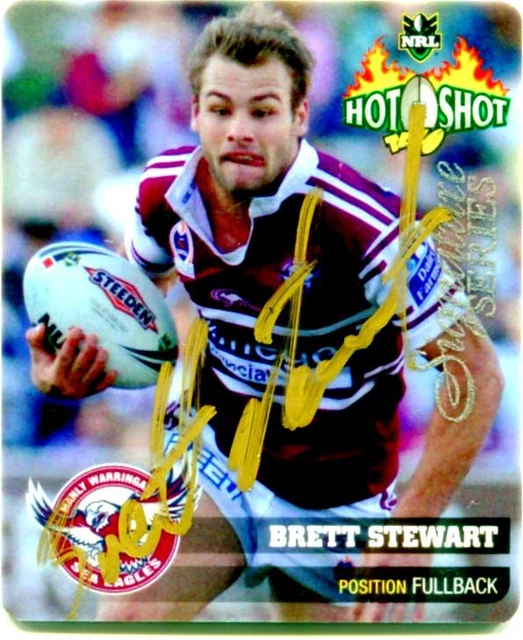2006 NRL SIGNATURE Series Tazo Brett Stewart Manly Sea Eagles 1/20 Only ...
