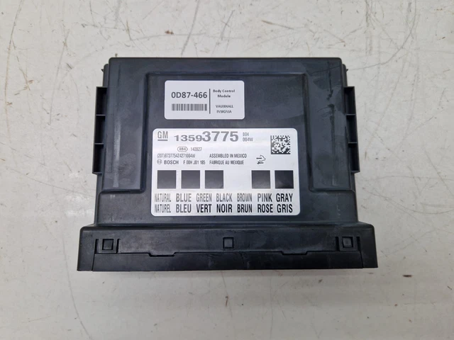 VAUXHALL INSIGNIA MK1 BCM Body Control Module Unit ECU 13593775 2013 ...