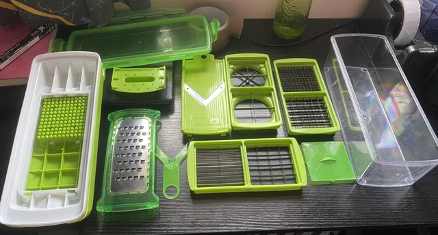 MULTI PURPOSE VEGETABLE Slicer Shredder Durable Plastic Manual Chopper ...