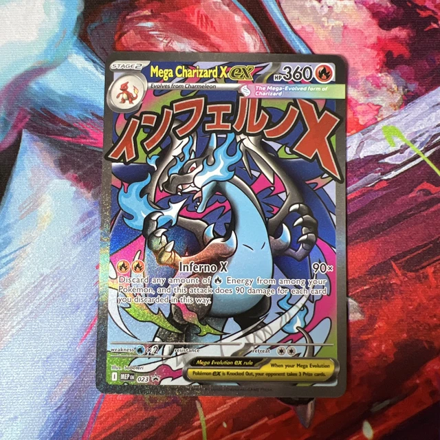 POKEMON TCG MEGA Charizard X ex MEP 023 Black Star Promo $86.51 ...