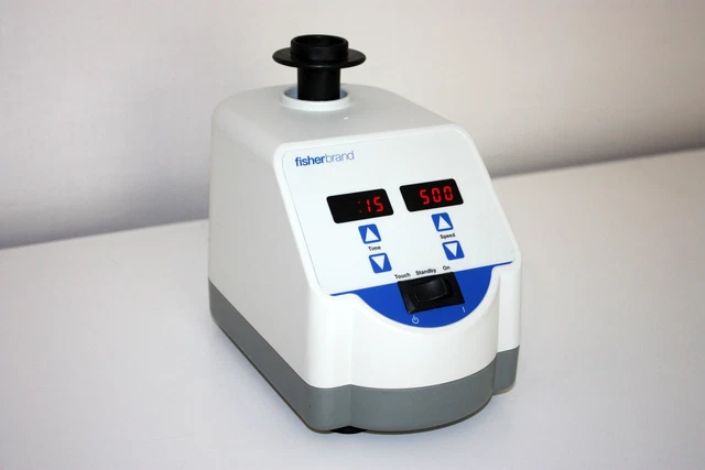 FISHERBRAND DIGITAL VORTEX Mixer Model 9454FIDGUS, CAT 02215418 w/ Cup ...