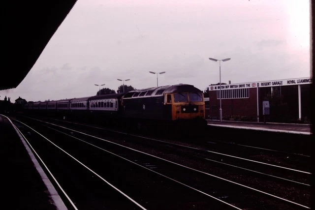 BRITISH RAIL BR Diesel Electric Loco Railway Slide Leamington Spa 1463 ...