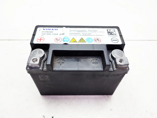 VOLVO V60 MK1 Auxiliary Battery 12V 8Ah 120A 2.0 Diesel 31296300 2012 £29.99 - PicClick UK