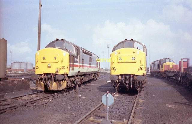 ORIGINAL RAILWAY PHOTOGRAPHIC negative Class 37 37416/137 at Thornaby £ ...