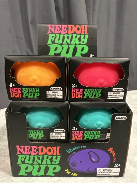 NEE DOH Funky Pup Squeeze Ball Super Squish w/Display Box NEW LOT OF 12 ...