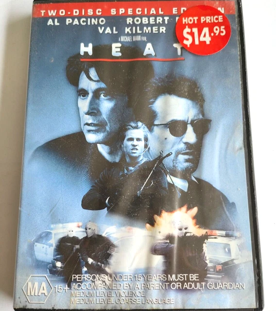 HEAT DVD (SPECIAL Edition 1995) Al Pacino, Robert De Niro drama action ...