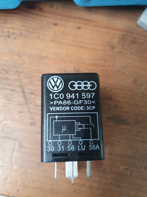 VW BEETLE AUDI Flasher Relay 1C0 941 597 434 £9.50 - PicClick UK