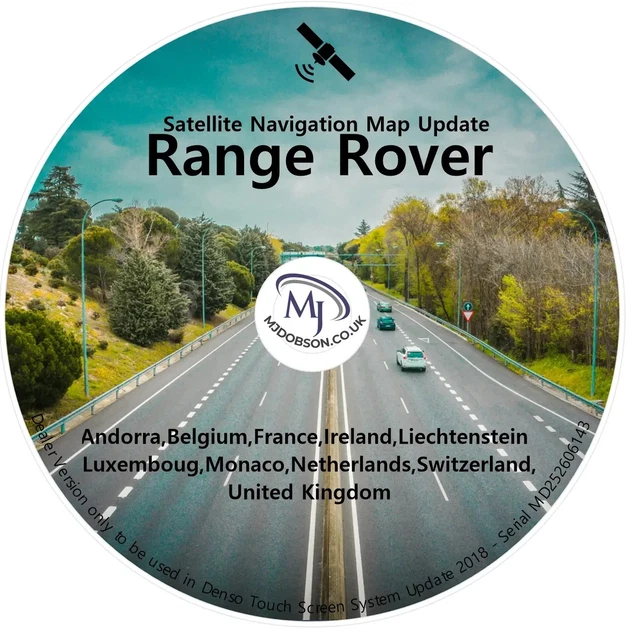 RANGE ROVER NAVIGATION MAP UPDATE - L322 UK Europe BEST DVD UPDATE £14. ...