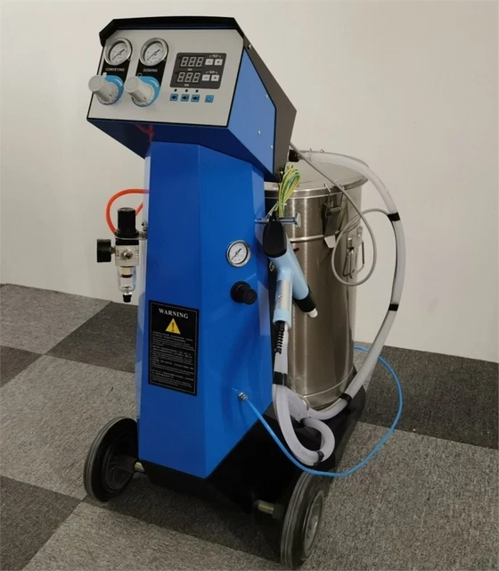 ELECTROSTATIC SPRAY POWDER Coating System Machine Spraying Gun Paint ...