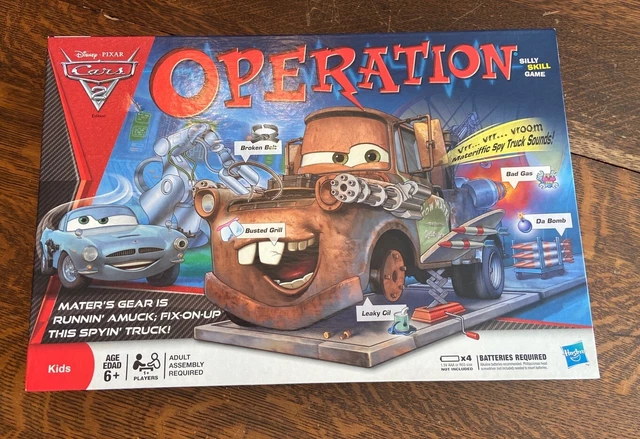 2011 OPERATION GAME Disney Pixar Cars 2 Edition by Hasbro - Board Game ...