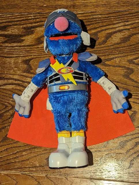 HASBRO SESAME STREET Super Grover Plush 2.0 Interactive Talking Toy 15 ...