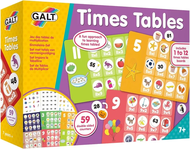 , TIMES TABLES, Times Tables Games, Ages 7 Years Plus £11.40 - PicClick UK