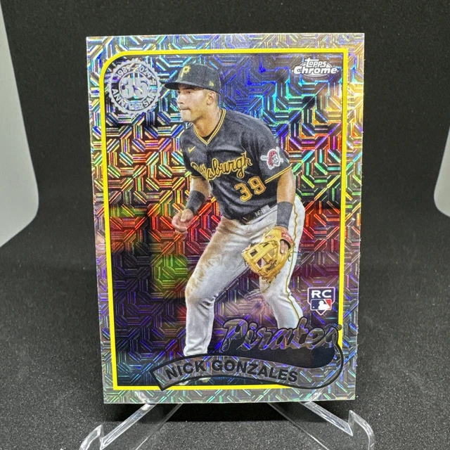 2024 TOPPS SERIES 2 Nick Gonzales RC Silver Pack Mojo #2T89C-28 Pirates ...