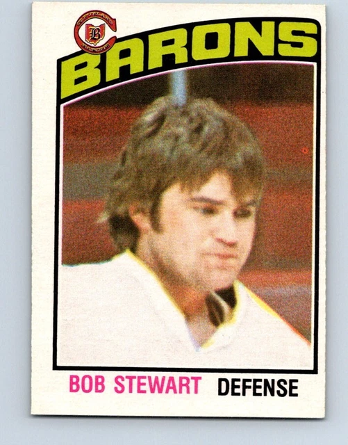 VINTAGE HOCKEY CARD Opc 1976 Cleveland Barons Bob Stewart No408 $3.75 ...