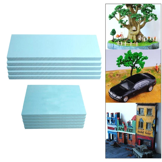 DIORAMA MINIATURE FOAM Slab Board Model Base Building Scence Easy to £9.25 - PicClick UK