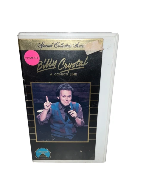 BILLY CRYSTAL A Comic's Line VHS 1986 Paramount Great Used Condition £9 ...