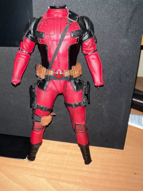 HOT TOYS DEADPOOL 1/6 Scale Action Figure MMS347 Jump suit body belt ...
