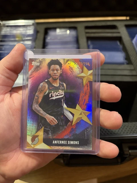 2025-26 TOPPS BASKETBALL Anfernee Simons /250 Portland Trail Blazers £1 ...