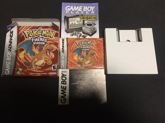 AUTHENTIC POKEMON FIRERED Version (Game Boy Advance | GBA)NoGame BOX ...