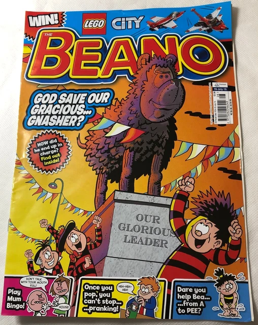 THE BEANO 16TH July 2016 Comic Book Good Condition Dennis The Menace ...