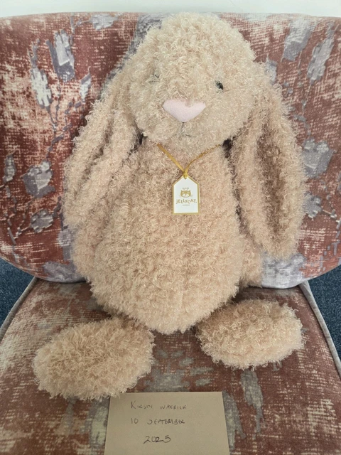 HUGE JELLYCAT LUXE Bashful Curly Bunny Brand New with Tags RETIRED RARE £89.08 - PicClick UK