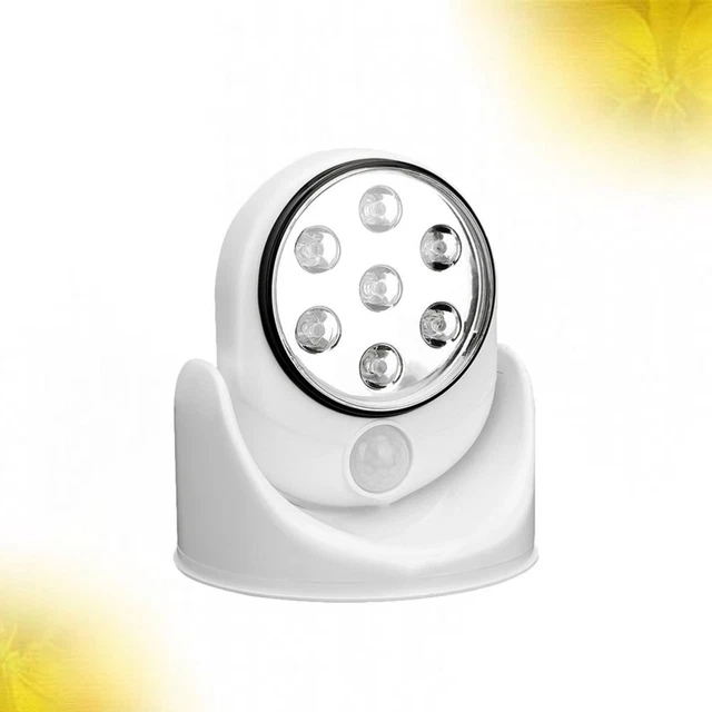180 DEGREE MOTION Sensor LED Nightlight Rotation Lamp for Home Garden ...
