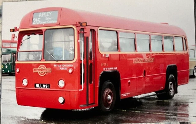 LONDON TRANSPORT BUS-COLOUR Photograph 6ins x 4ins -1952 AEC Regal ...