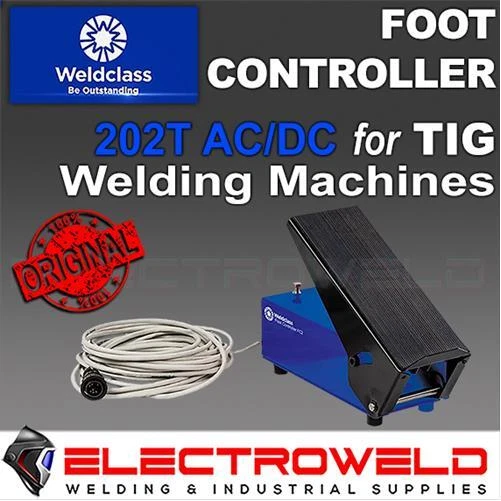 WELDCLASS FC2 FOOT Control Pedal, Weldforce 202T ACDC Tig Welder AC/DC ...