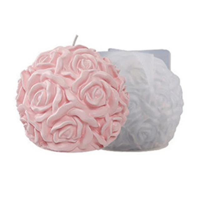 ROUND SILICONE MOULDING Grinder for For egg Flower Balls and Candle ...