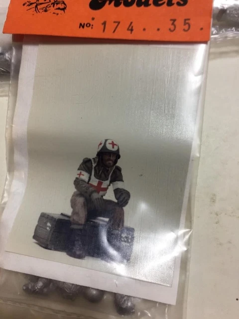 GEN MCAULIFFE 3 x Battle of the Bulge 1/35 metal model kit figures ...