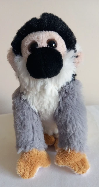 ARK TOYS PREMIER Collection Soft Toy Plush Squirrel Monkey Yellow/Black ...