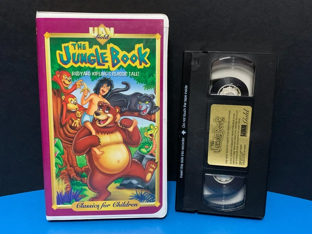 VHS THE JUNGLE Book (UAV Gold, 1994) RARE OOP Cartoon Classics for ...