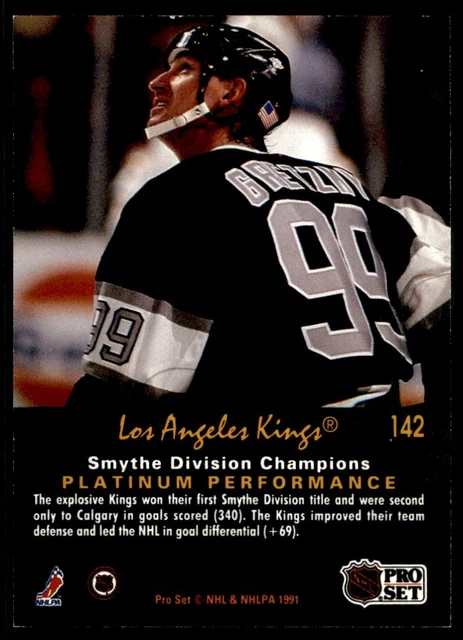 1991-92 PRO SET Platine Luc Robitaille/Marty Mcsorley Los Angeles Kings #142 EUR 0,98 - PicClick FR