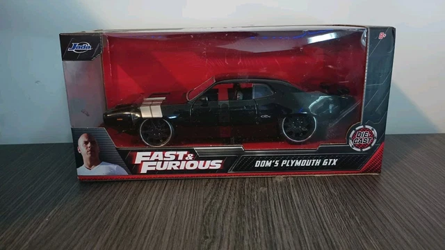 JADA TOYS FAST & Furious Dom’s Plymouth GTX diecast black 1:24 $20.00 ...