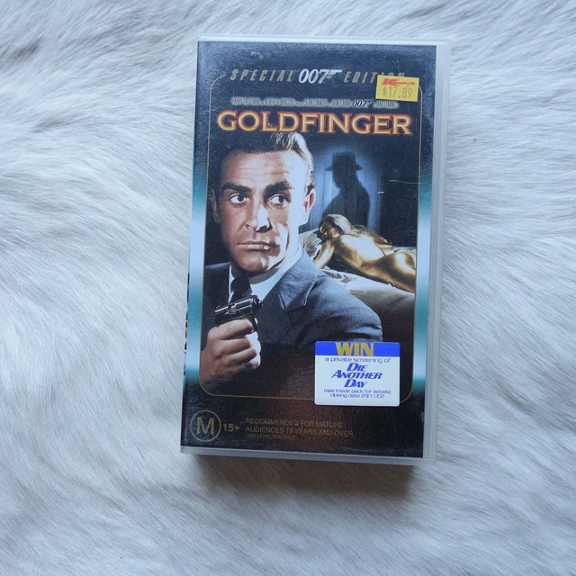 JAMES BOND GOLDFINGER VHS James Bond VHS 007 Sean Connery Movie Special Edition $22.33 - PicClick AU