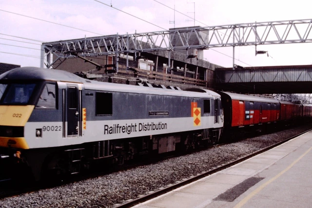 1999 BRITISH RAIL BR Diesel Electric Loco 90022 Stafford Railway Slide ...