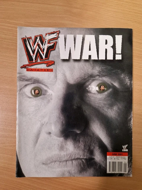 WWF WORLD WRESTLING Federation Magazine June 2001 Vince MCMAHON UK ...