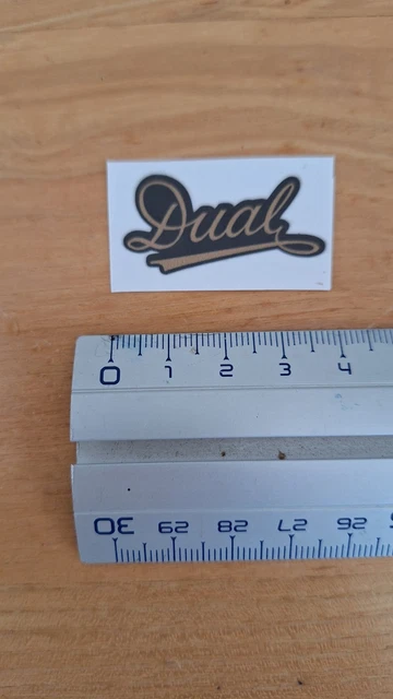 STICKER EMBLEM LOGO Dual amp ampli platine TURNTABLE tube Vinyle ...