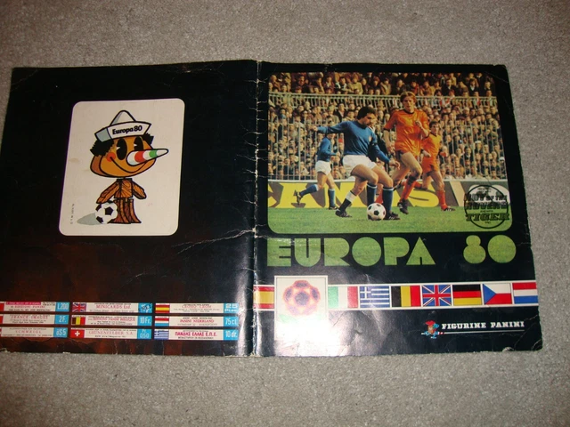 PANINI EUROPA 80 Football Sticker Album Complete £108.00 - PicClick UK