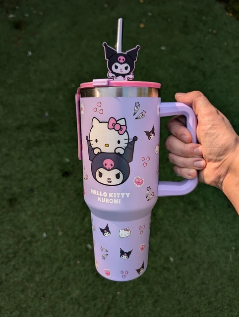 PRIMARK HELLO KITTY Kuromi 40oz 1.18l Quencher Stainless Steel Thermal ...