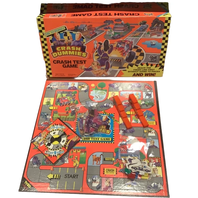 VINTAGE 1992 TYCO Crash Test Dummies Board Game Complete! Very Rare £24 ...