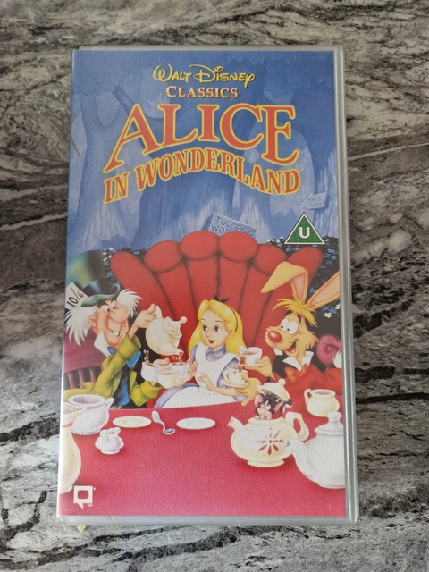 WALT DISNEY CLASSICS Alice In Wonderland Vhs Video Tape Vintage £3.99 - PicClick UK
