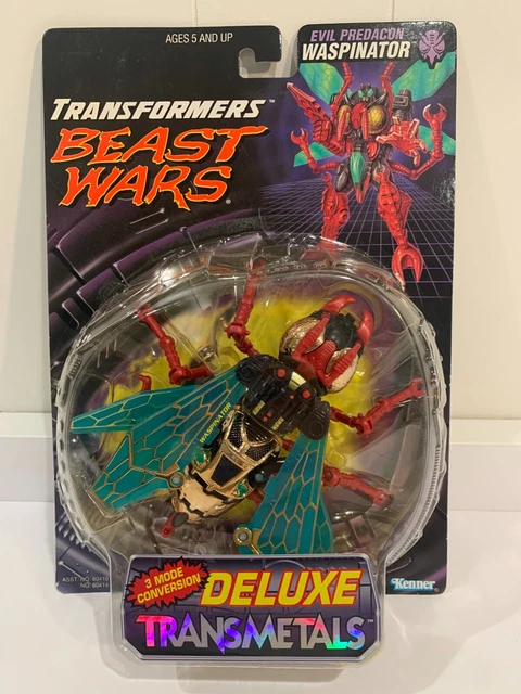 TRANSFORMERS BEAST WARS Transmetals Waspinator Evil Predacon Hasbro ...