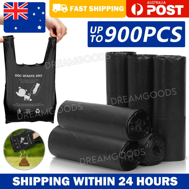 DEGRADABLE DOG POO Bio Bags Poop Litter Waste Bags: 225 Bags to 900 ...