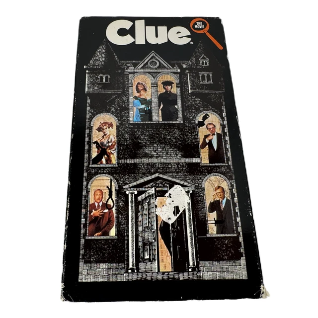 CLUE THE MOVIE VHS Tape 1st Release 1985 Paramount Home Video Mystery ...