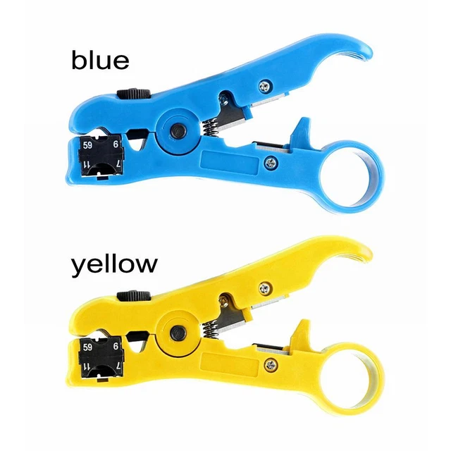 WIRE STRIPPER DRAHTSCHNEIDER (Drahtschneider) For UTP/STP RG59 RG6 RG7 ...