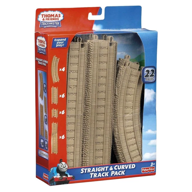 FISHER-PRICE THOMAS & Friends Trackmaster STRAIGHT & CURVED Track Pack ...