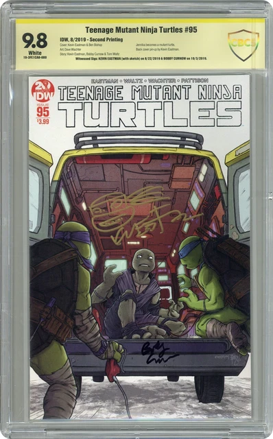 TEENAGE MUTANT NINJA Turtles #95C Wachter Variant 2nd Printing CBCS 9.8 ...